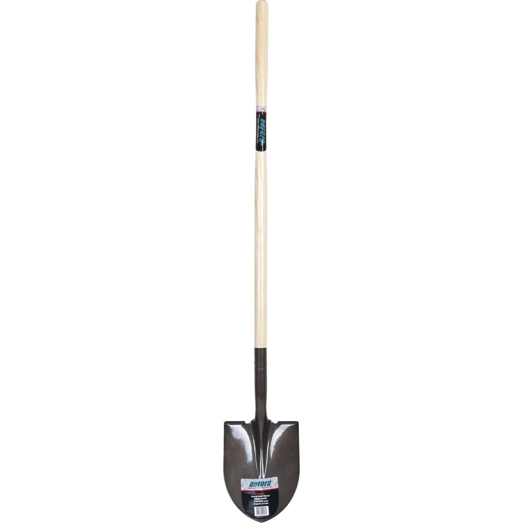 SHOVEL, ROUND POINT, WOOD LONG HANDLE - PMGSupply.ca - Cleaning ...