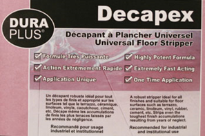 Dura Plus Decapex - PMGSupply.ca - Cleaning Supplies & Facility Supply ...